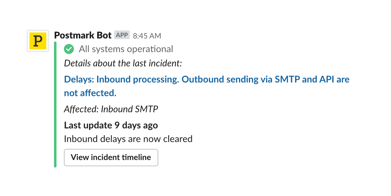 Postmark Slack App | Postmark